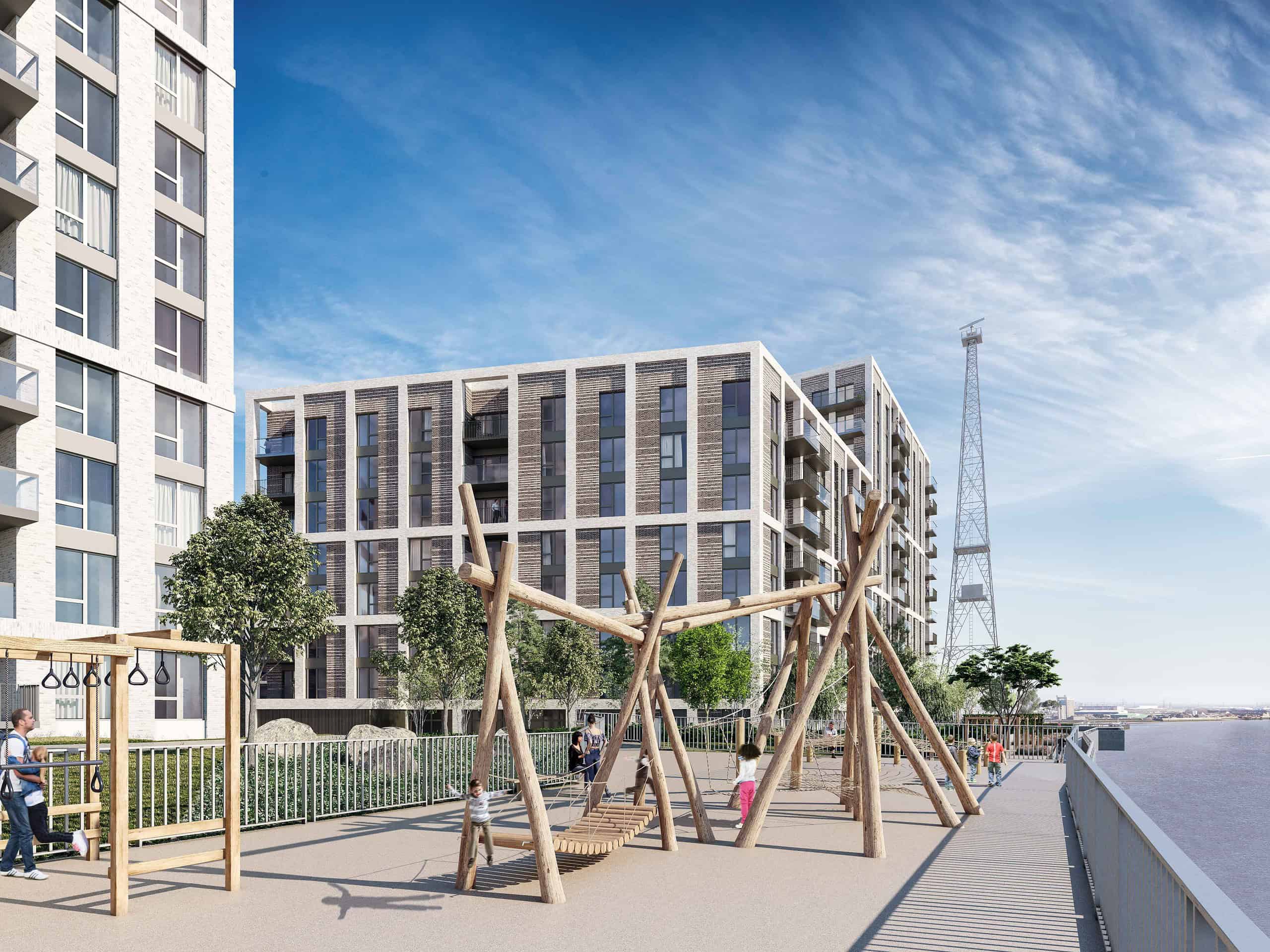 NHG Homes is offering buyers up to £25,000 toward stamp duty costs at its Royal Docks ...